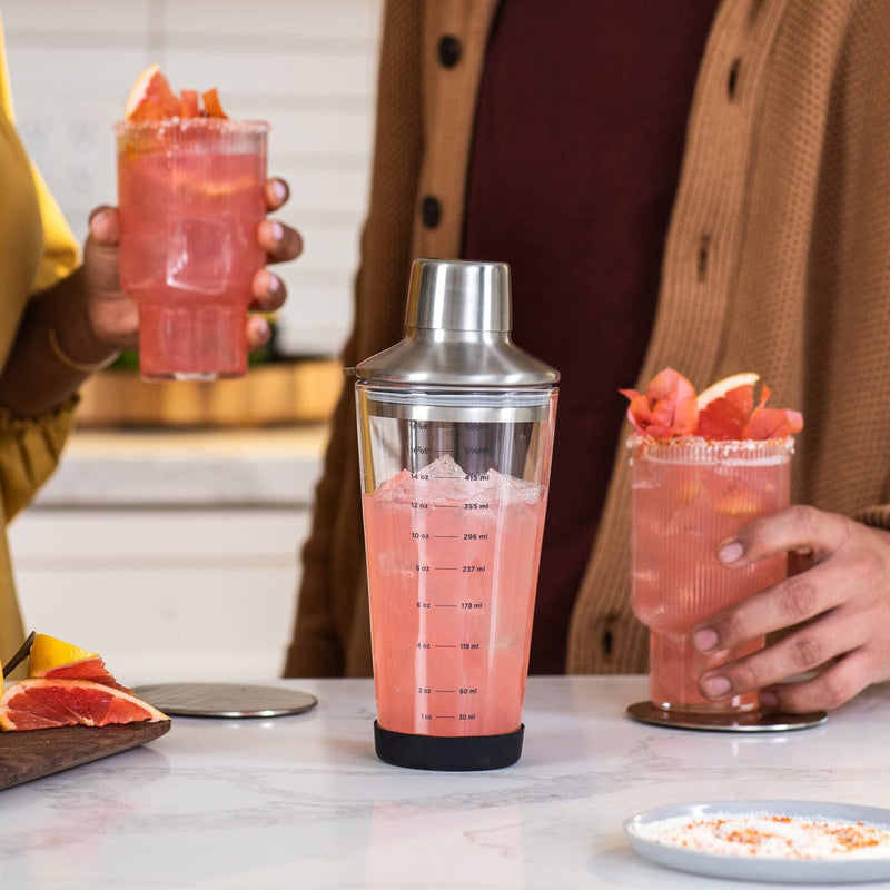 Twist to Lock Cocktail Shaker